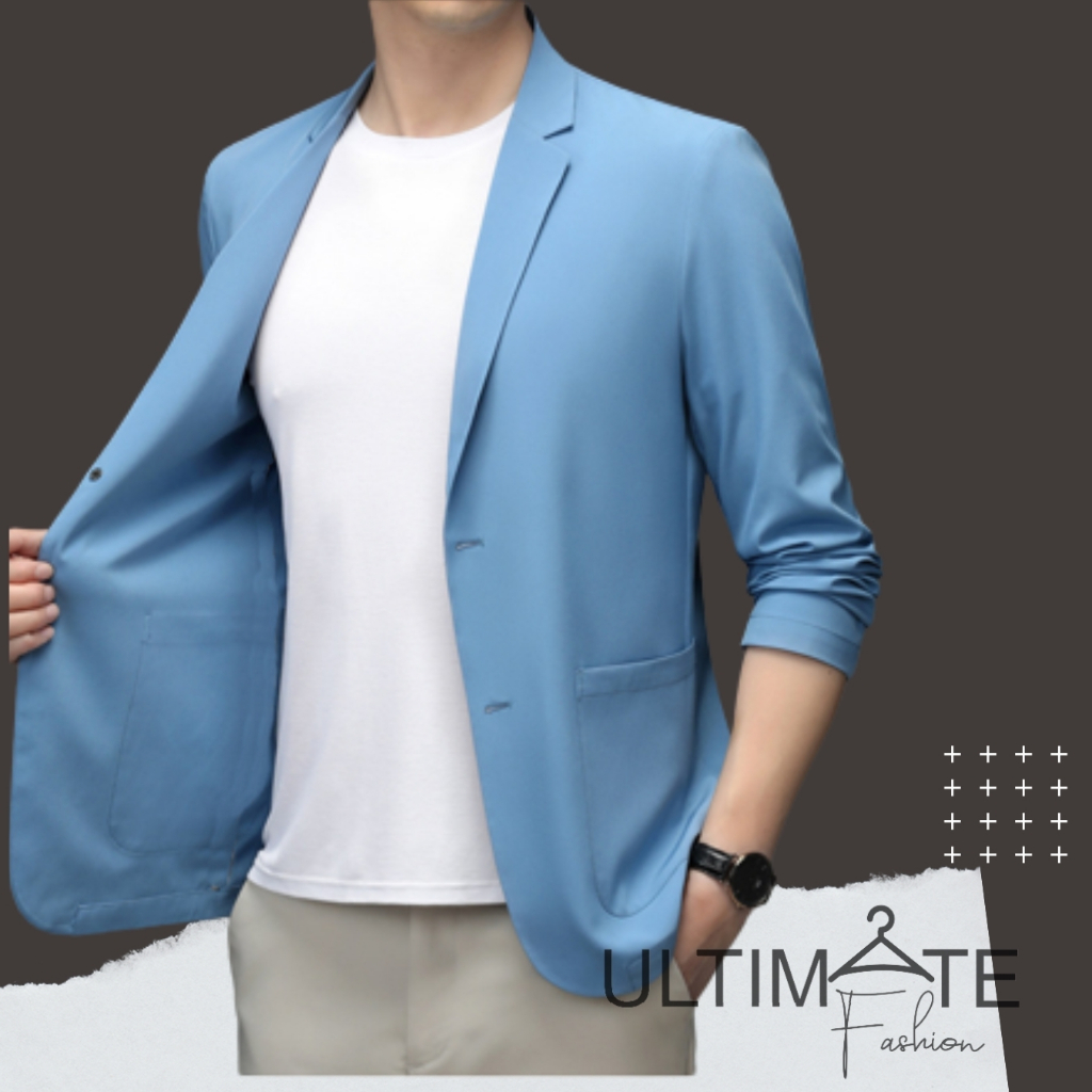 Jual Jas Blazer Pria Kasual Style Murah Berkualitas | Shopee Indonesia