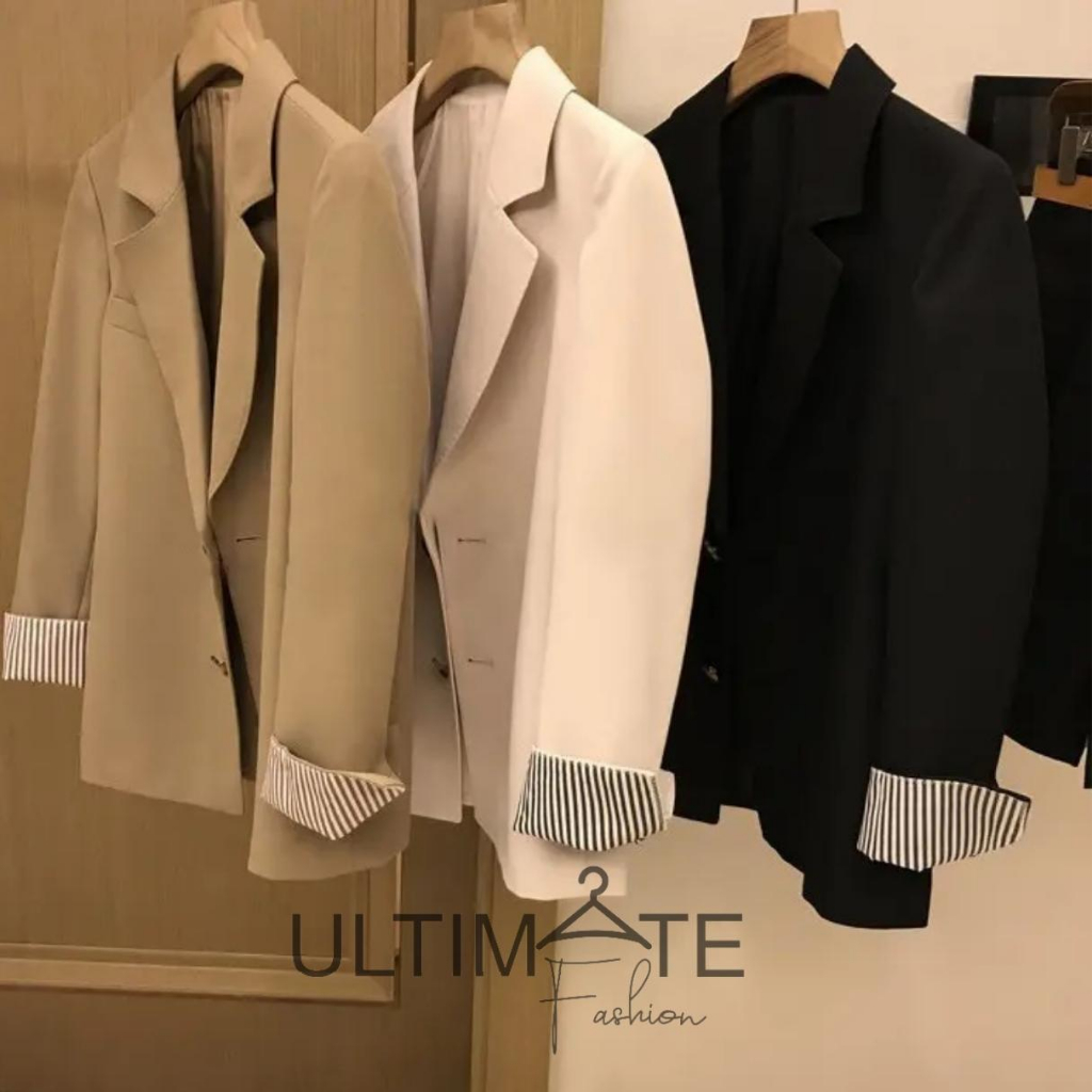 Jual Blazer Wanita Stylish Minimalis Blazer Kantor Terbaru | Shopee ...