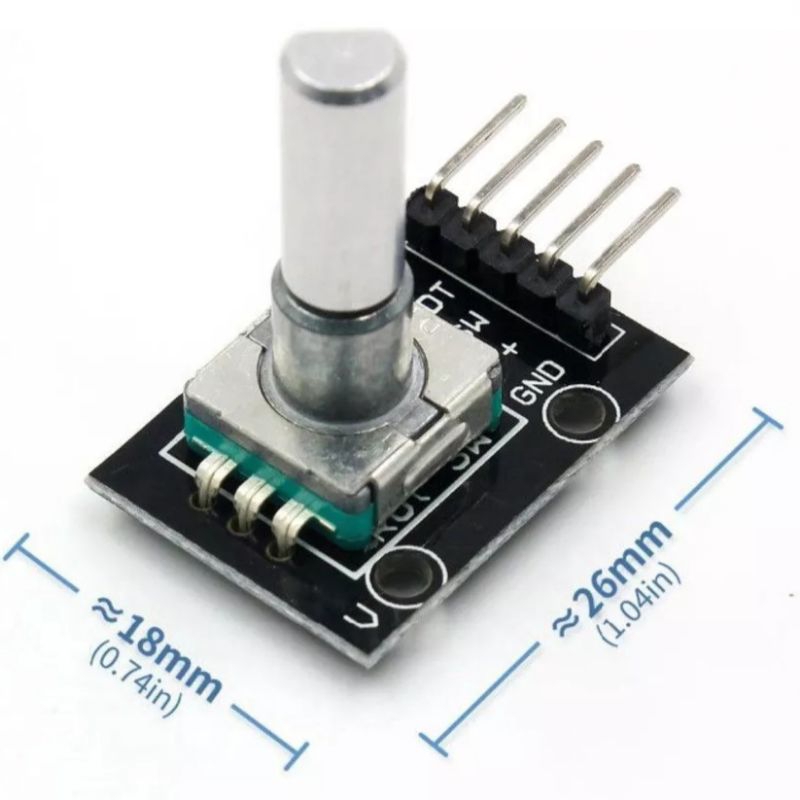 Jual Potensio Encoder Rotary 360 Derajat Untuk Arduino Ky-040 Dengan ...