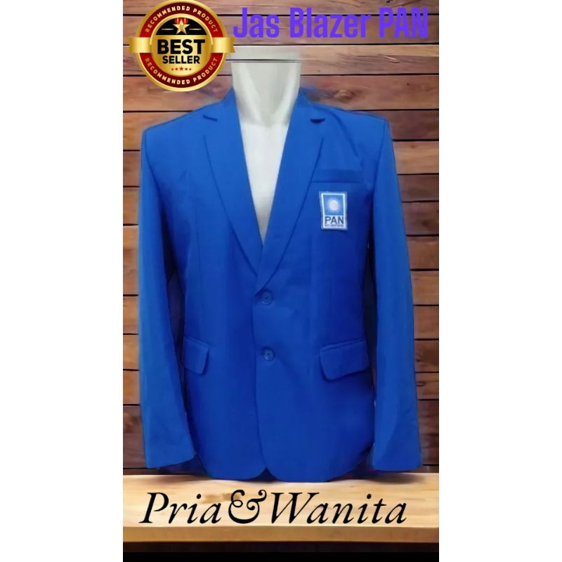 Jual JAS BLAZER PARTAI PAN PRIA DAN WANITA SUDAH TERMASUK LOGO | Shopee ...
