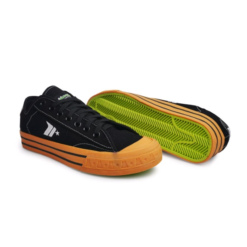 Jual Mavelin Nitro Low Black Gum - Sepatu Sneakers Casual Pria Wanita ...
