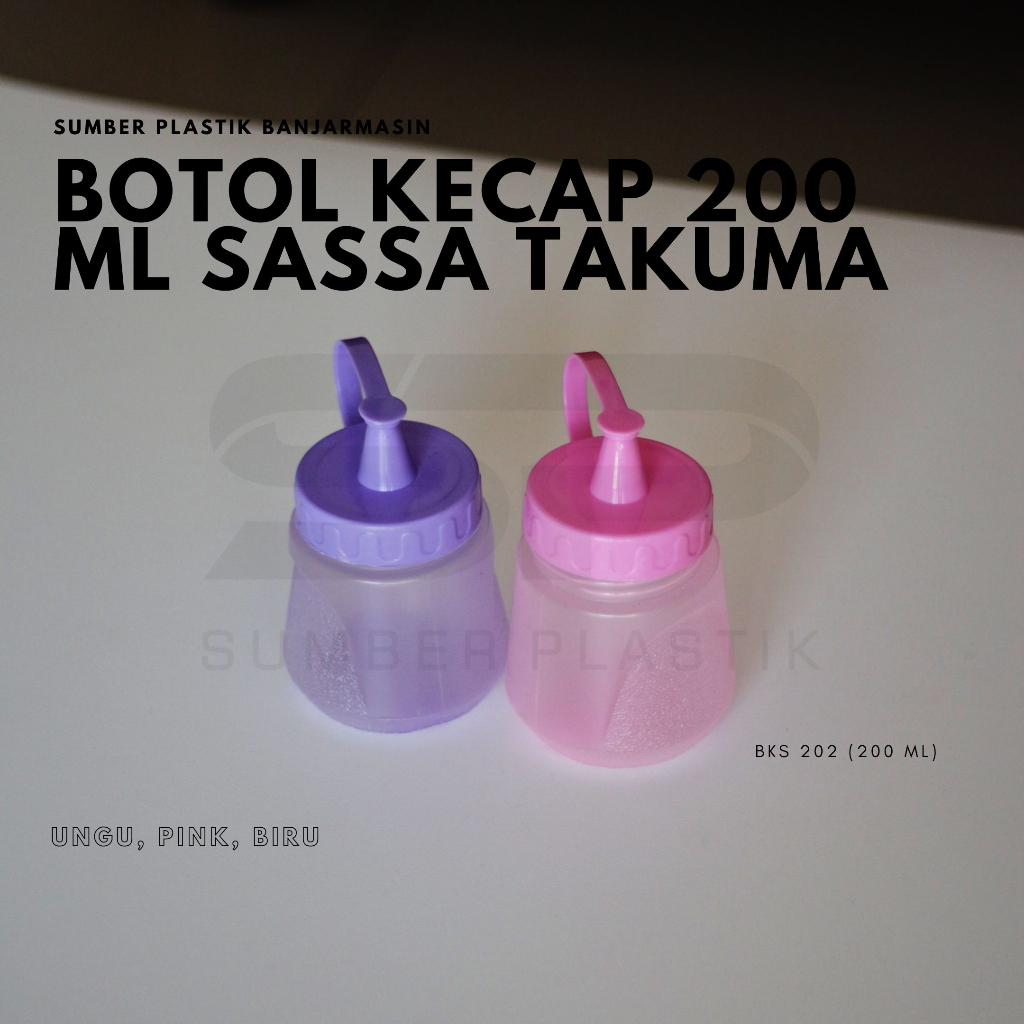 Jual Botol Kecap Sasa Takuma Sassa 200 ml Mayonais Mayones Saos Sambal ...