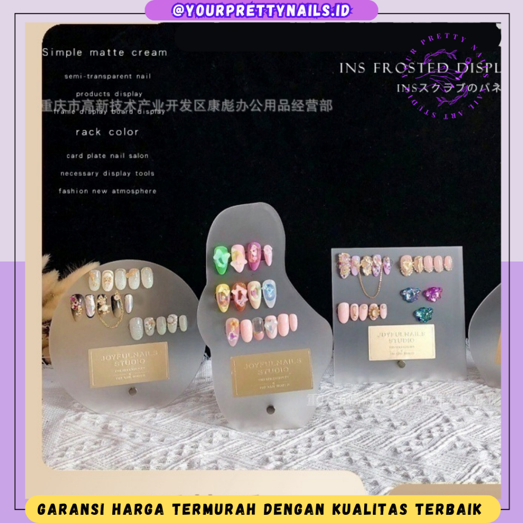 Jual Stand Papan Display Board Nail Art Kuku Palsu High Quality / Nail ...