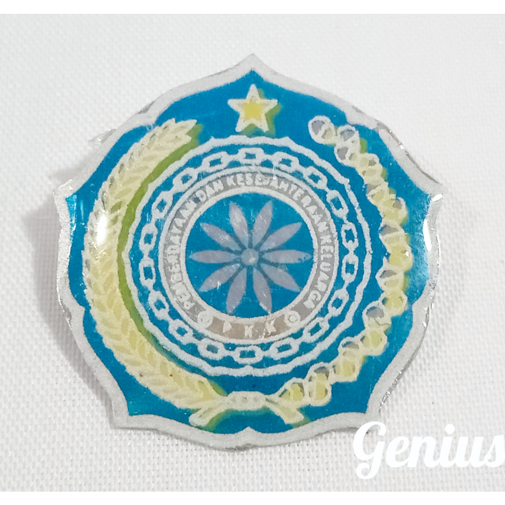 Jual pin pkk atau bross lencana PKK Premium 3cm (Tidak Mudah Rusak ...