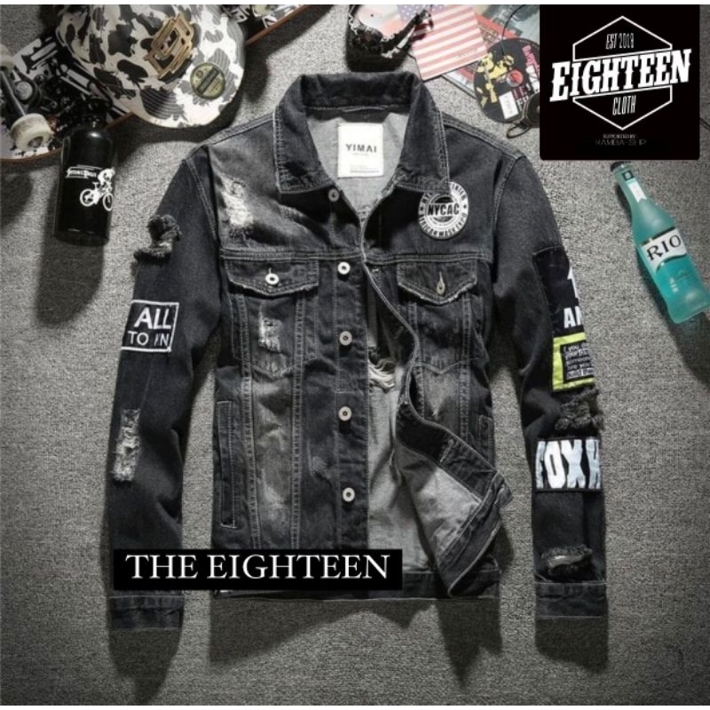 Jual jket keren emblem hitam | Shopee Indonesia