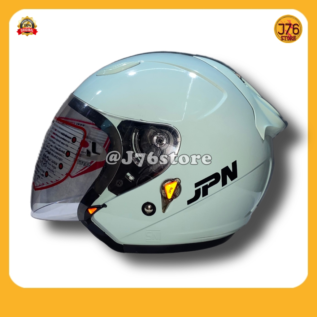 Jual Helmets Sepeda Motor Half Face Jpn Galaxy Solid Polos Original ...
