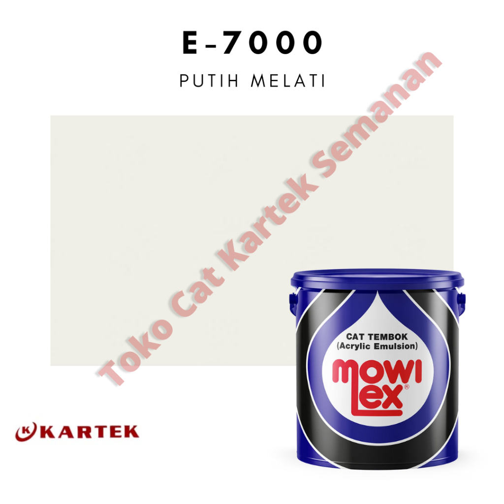 Jual MOWILEX EMULSION INTERIOR E-7000 PUTIH MELATI (20 liter) | Shopee ...