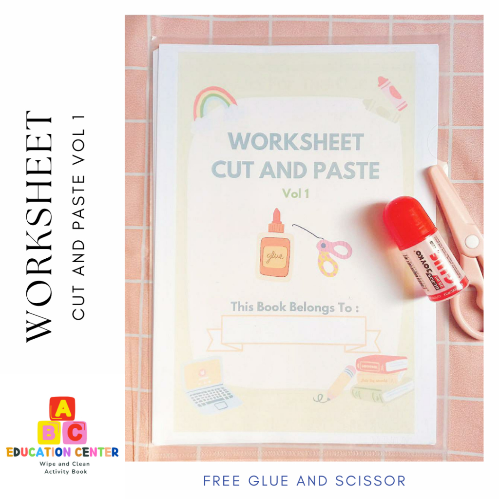 Jual Set Worksheet Gunting Tempel Worksheet Cut and Paste Termasuk ...