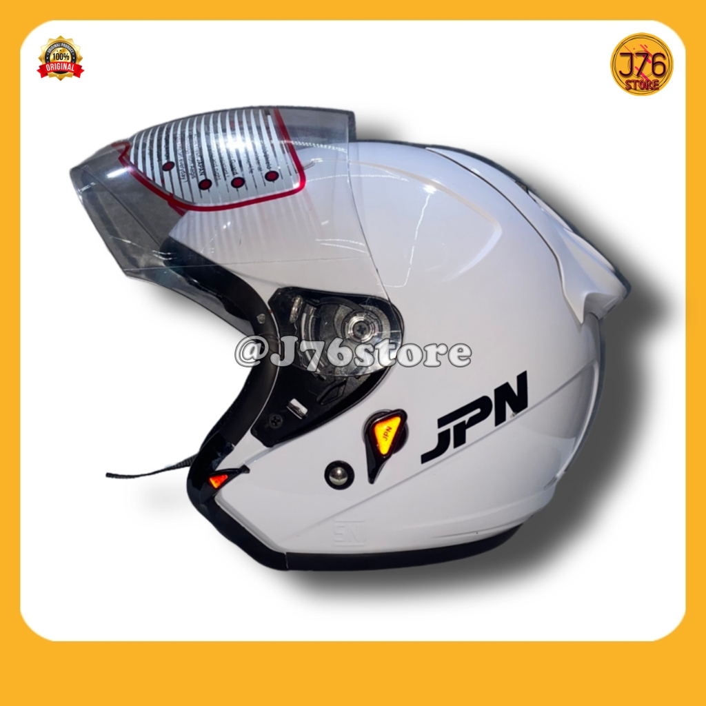 Jual Helmets Sepeda Motor Half Face Jpn Galaxy Solid Polos Original ...