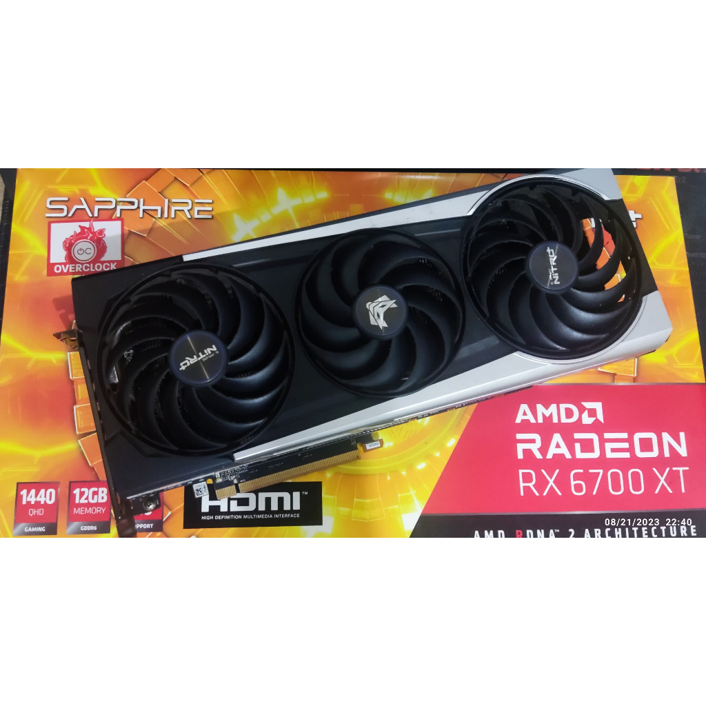 Jual VGA AMD RADEON RX 6700 XT / 6700XT 12GB GDDR6 SECOND not RTX GTX ...