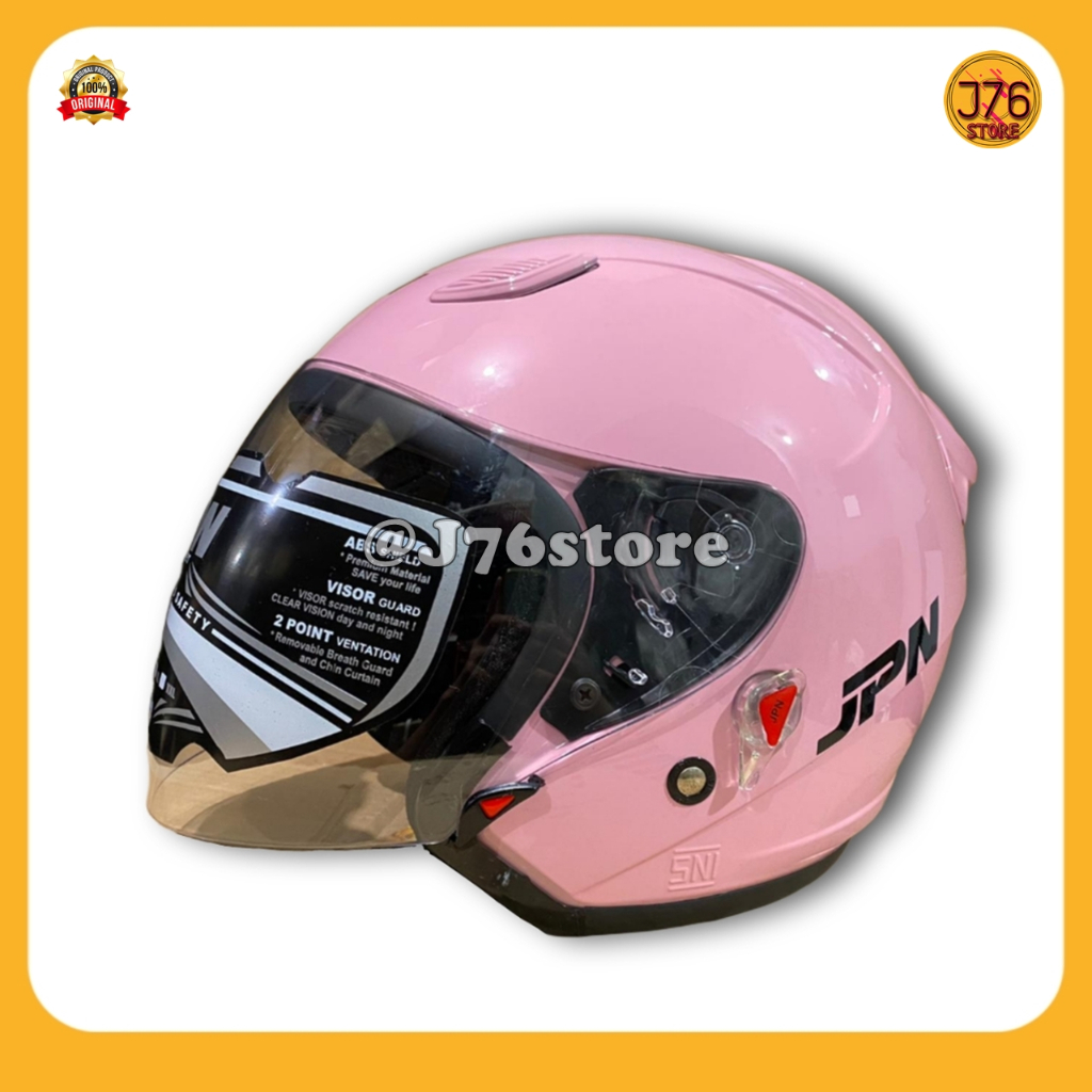 Jual Helmets Sepeda Motor Half Face Jpn Galaxy Solid Polos Original ...