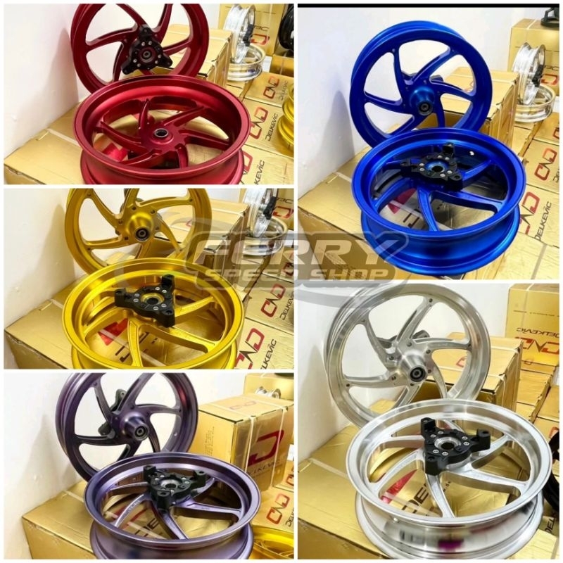 Jual Velg Racing Delkevic Moz Nmax old & Pelek Delkevic Six Star Nmax ...