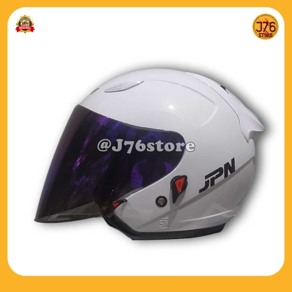 Jual Helmets Sepeda Motor Half Face Jpn Galaxy Solid Polos Original ...