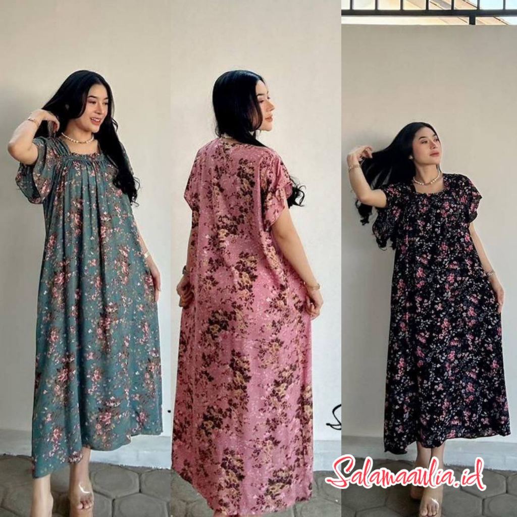Jual CS-Daster Faniya Rayon motif Premium | Homewear | Daster Kerut ...