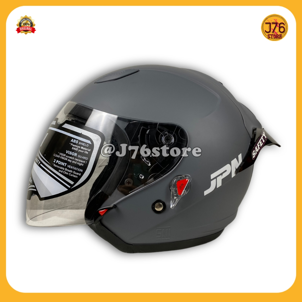 Jual Helmets Sepeda Motor Half Face Jpn Galaxy Solid Polos Original ...