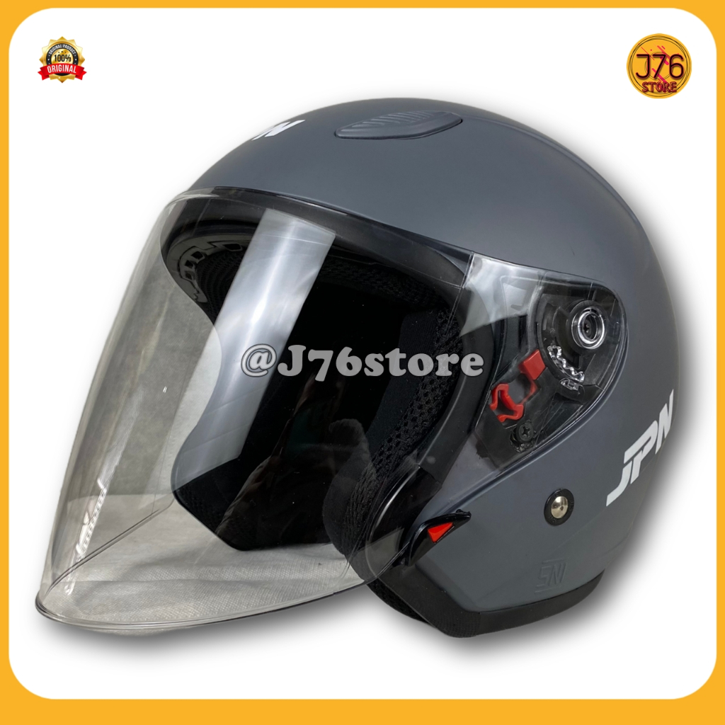 Jual Helmets Sepeda Motor Half Face Jpn Galaxy Solid Polos Original ...