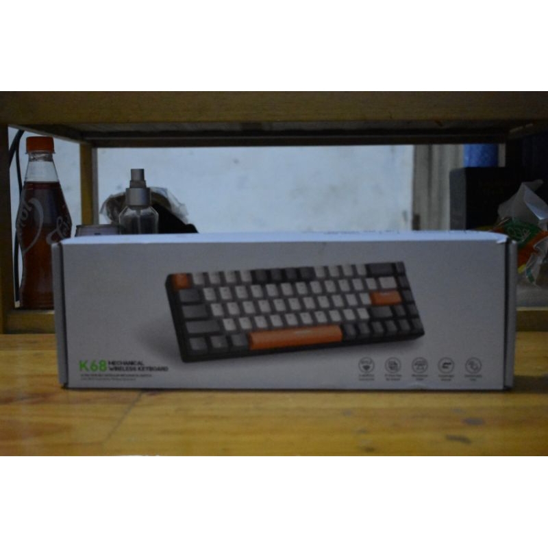 Jual Ziyoulang K68 Wireless Mechanical Keyboard BT & 2.4 Ghz - Hotswap - DEEP SPACE GREY SECOND ...