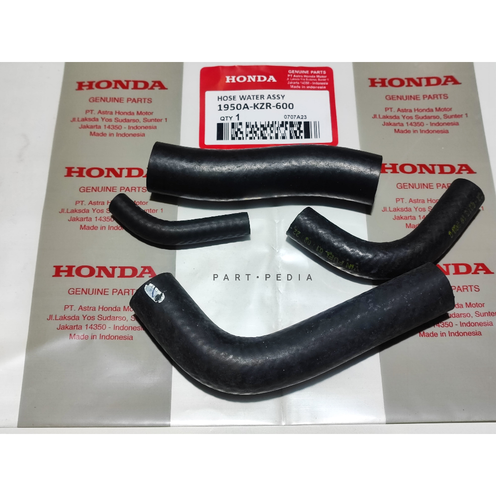 Jual Selang radiator set pipa radiator hose water assy set honda vario ...
