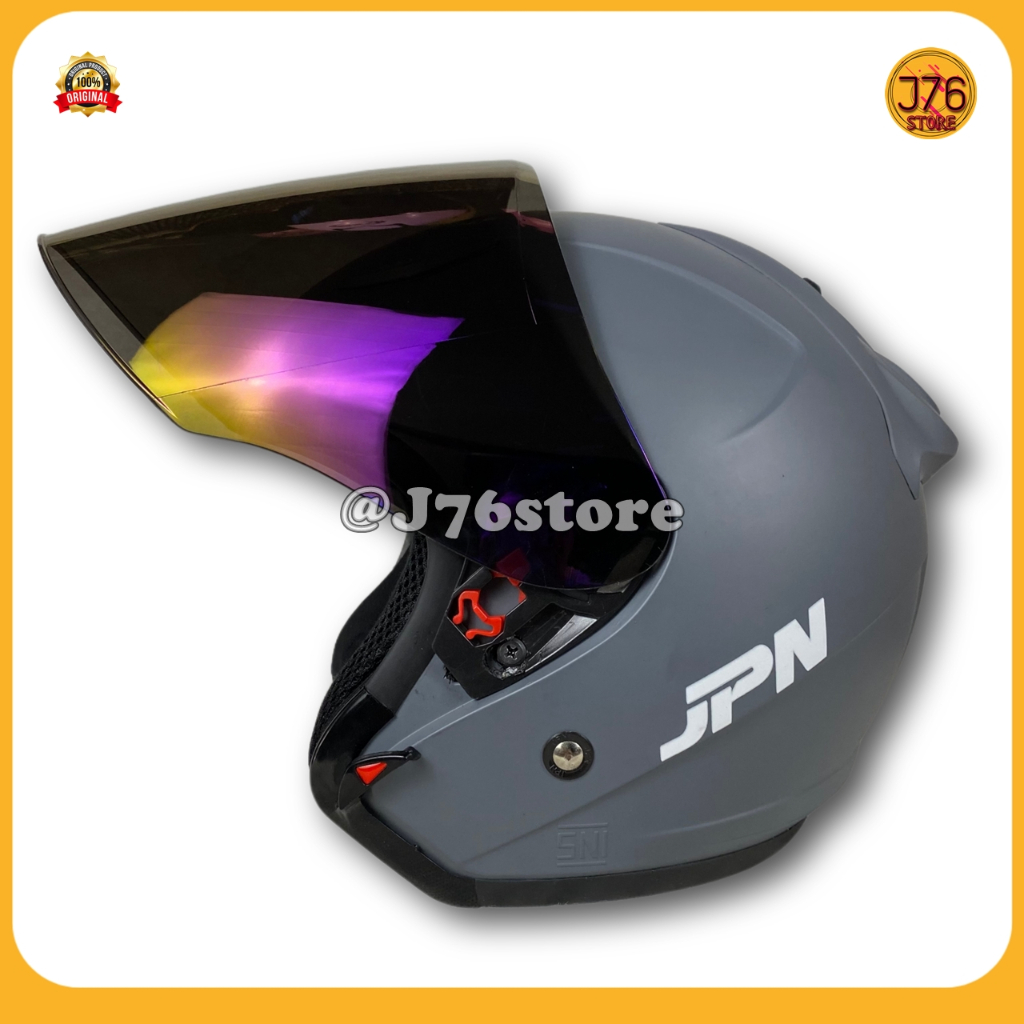 Jual Helmets Sepeda Motor Half Face Jpn Galaxy Solid Polos Original ...