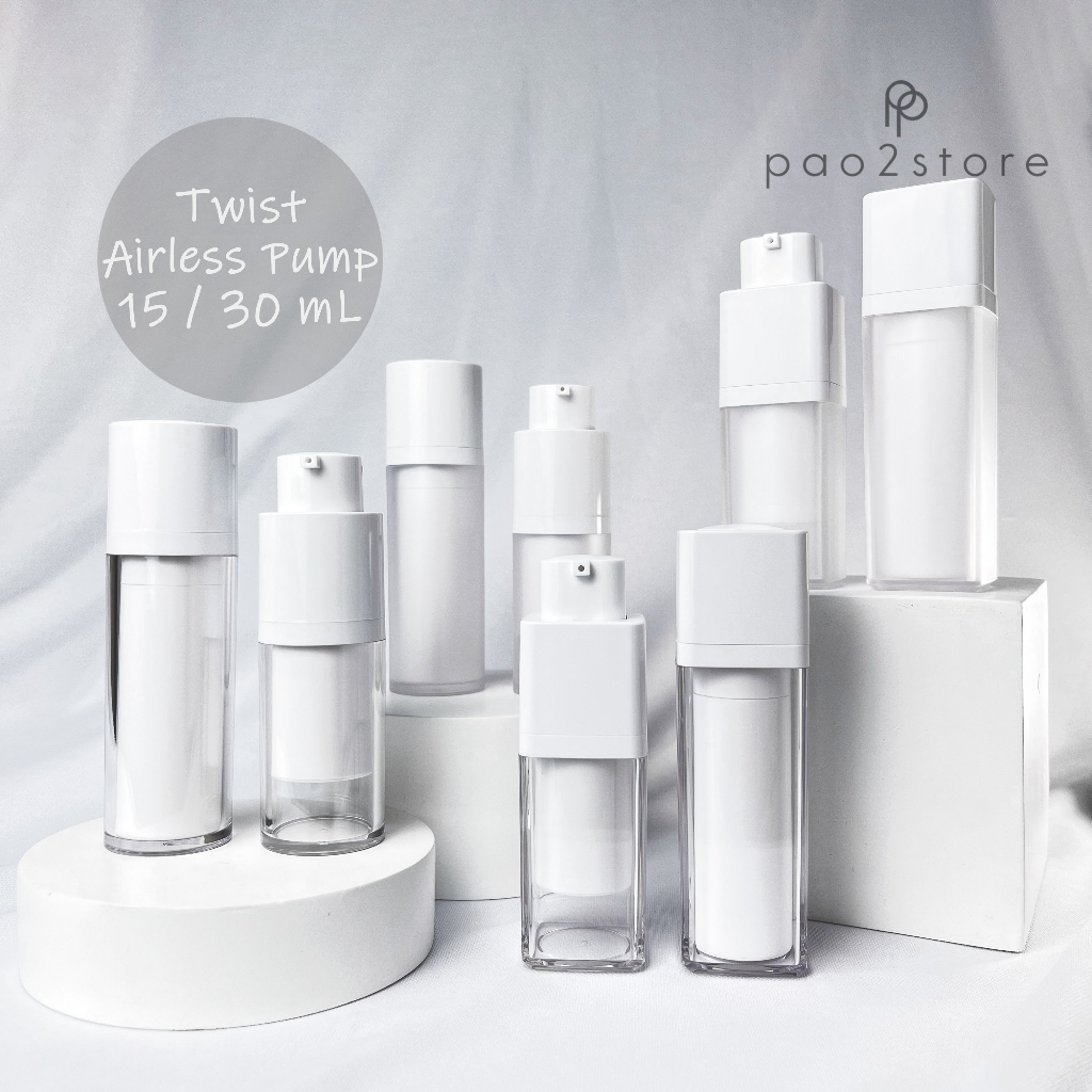 Jual Botol TWIST Airless PUMP - Lotion / Serum Travel Size Vacuum ...