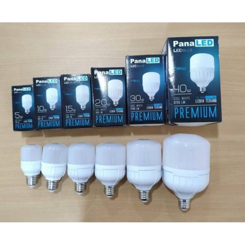 Jual Lampu PanaLED Premium 5W, 10W, 15W, 20W, 30W, 40W Termurah, SNI, Lampu Bohlam Capsule ...