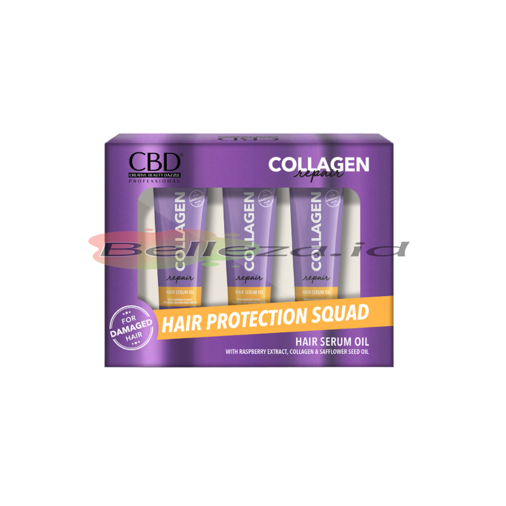Jual Cbd Collagen Repair Hair Serum Oil 10ml X 3 (Box) | Shopee Indonesia
