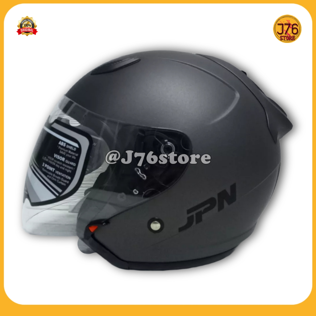 Jual Helmets Sepeda Motor Half Face Jpn Galaxy Solid Polos Original ...