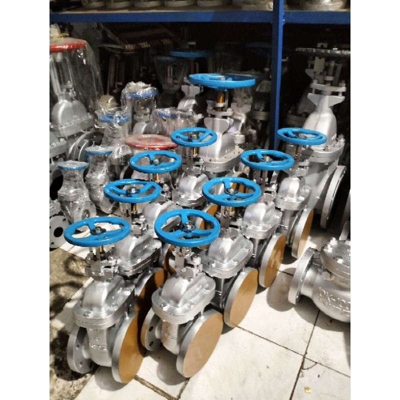 Jual gate Valve kitz fchi cast iron flange jis 10k size 4 inch | Shopee Indonesia