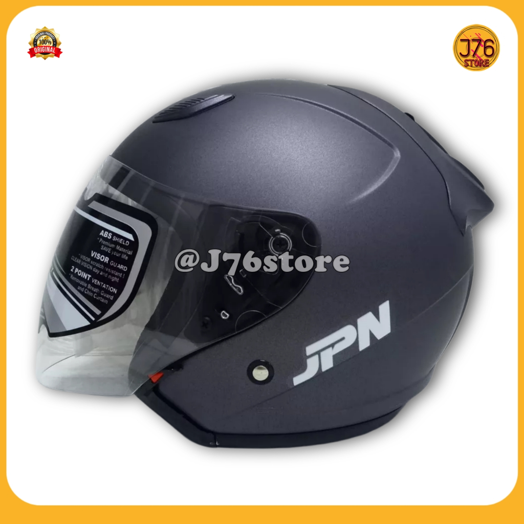 Jual Helmets Sepeda Motor Half Face Jpn Galaxy Solid Polos Original ...