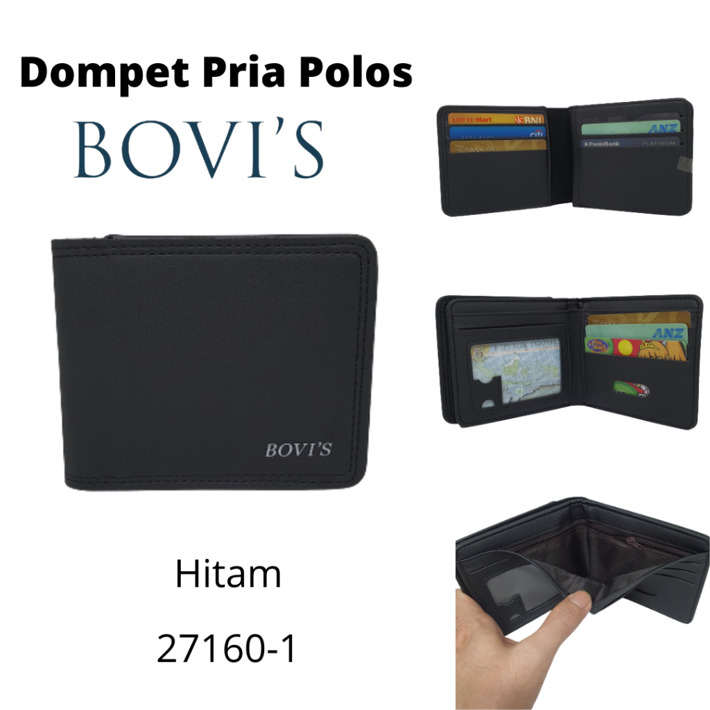 Jual Dompet Pria Import Original Bovis Model Polos Bahan Premium Distro ...