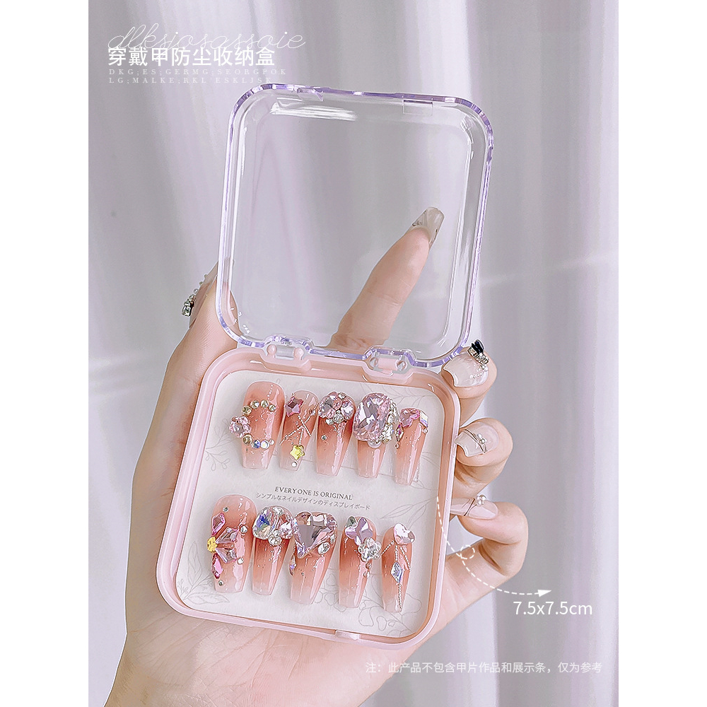Jual Nail Art Packaging Acrylic Box Premium / Tempat Penyimpanan Kuku ...