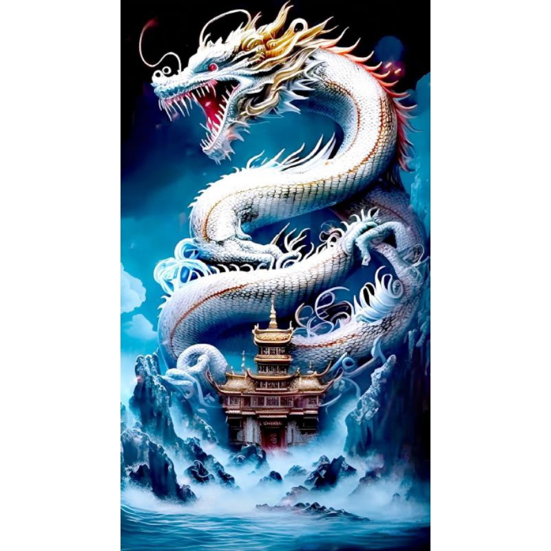 Jual Poster Cetak, NAGA API, Ukuran JUMBO, 100x70cm DAN 150x100cm ...