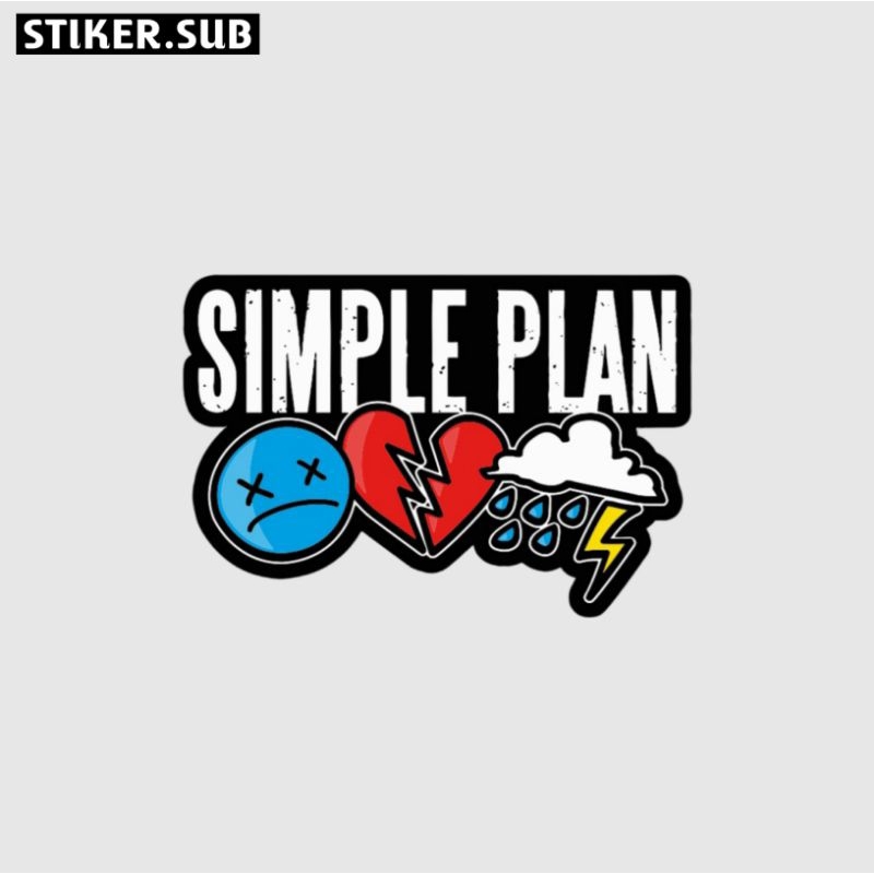 Jual Stiker sticker Simple Plan | Shopee Indonesia