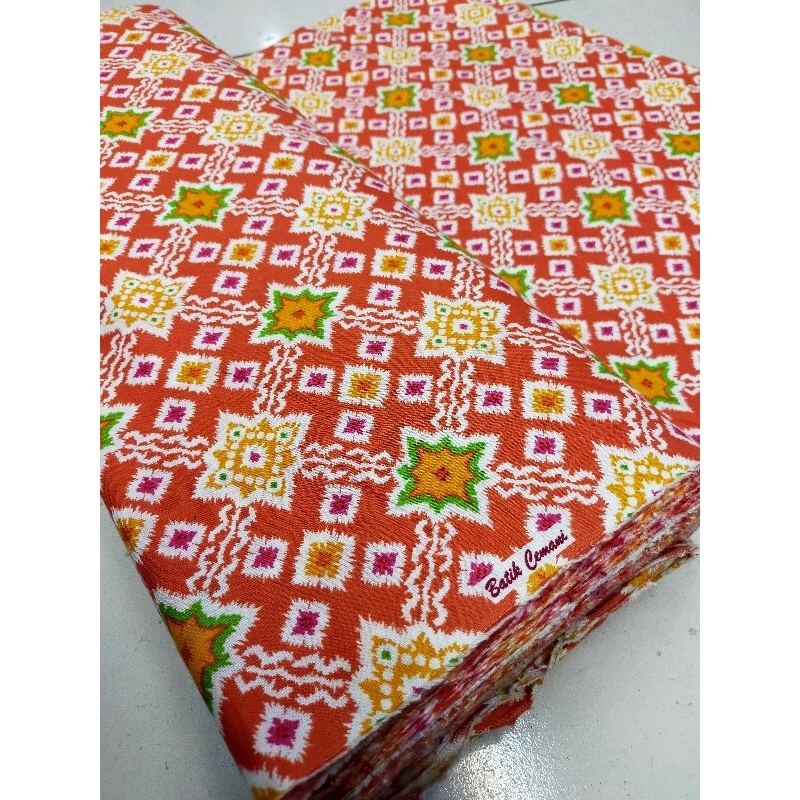 Jual Kain Batik Jumputan. Bahan Batik Cemani Motif Jumputan. Batik ...