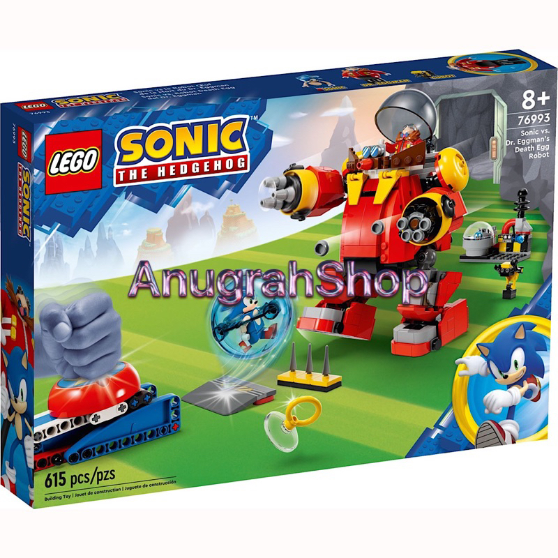 Jual LEGO 76993 SONIC The Hedgehog Sonic Vs Dr Eggman Death Egg Robot ...