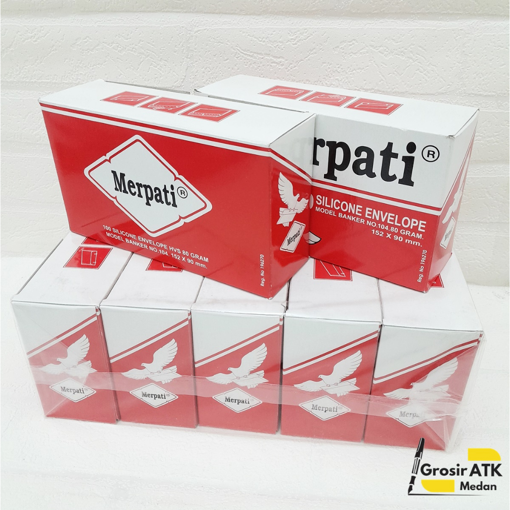 Jual Amplop Merpati Merah Polos/Amplop Merpati Kecil/Amplop Polos ...