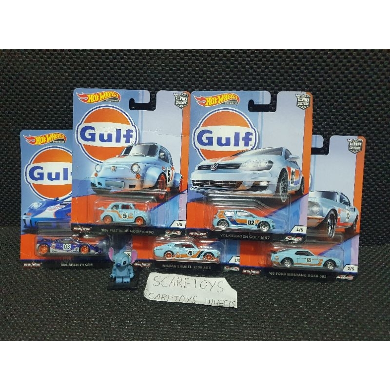 Jual Hot Wheels Hotwheels Gulf Series Set Mclaren Nissan Kenmeri Volkswagen Set of 5 premium car ...
