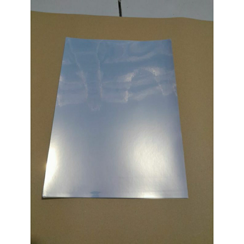 Jual isi 5 Lembar Kertas Sticker Vinyl Waterproof / Stiker Vinil anti ...