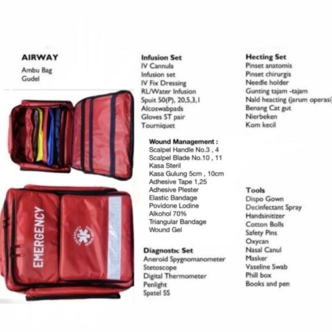 Jual Tas Emergency Kit ( Emergency First Aid Kit ) Responder Bag Tas ...