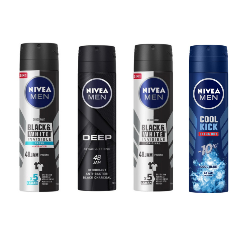 Jual Nivea Men Deodorant Spray 150ml | Shopee Indonesia