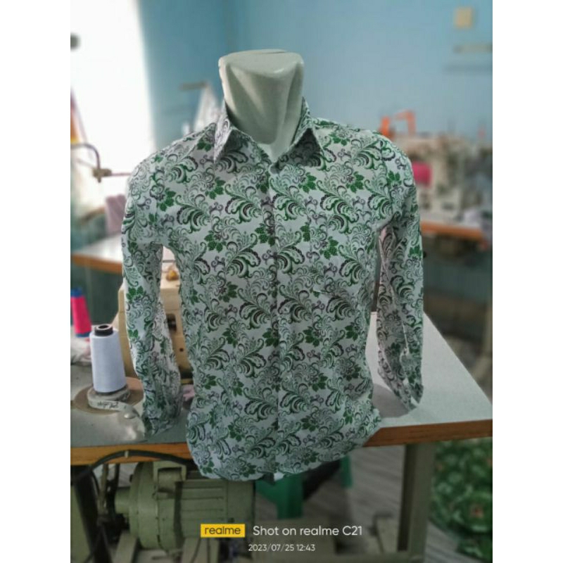 Jual baju Seragam batik sekolah KEMUNING HIJAU | Shopee Indonesia