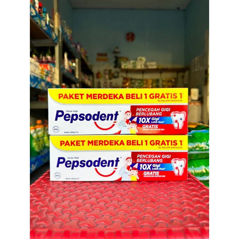 Jual Pepsodent 225Gr 1 gratis 1(isi 2) | Shopee Indonesia