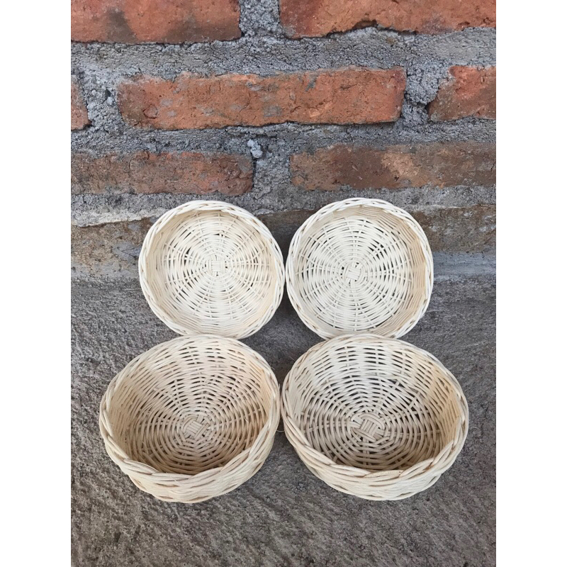Jual Keranjang bulat rotan halus 12cm | Shopee Indonesia