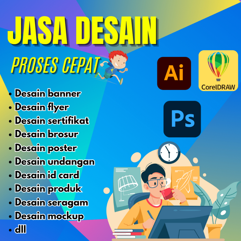 Jual JASA DESAIN GRAFIS, DESAIN LOGO, BANNER, SPANDUK, KAOS, BROSUR ...