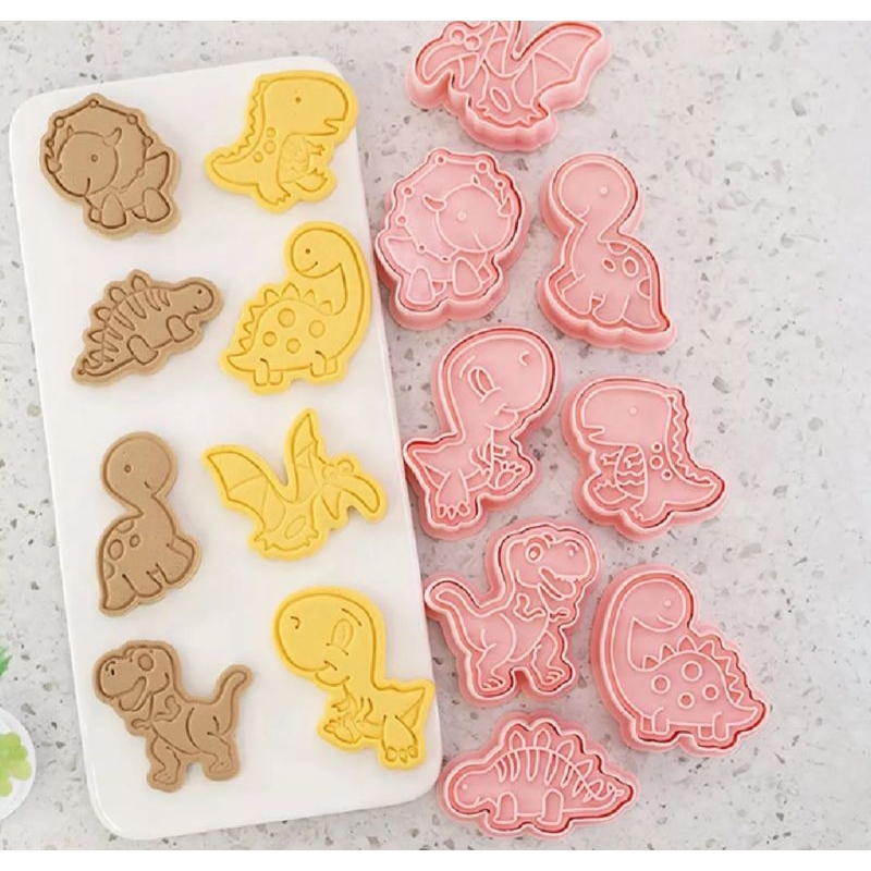 Jual Set cetakan cookies bentuk kartun hewan 3D / set cetakan biskuit ...