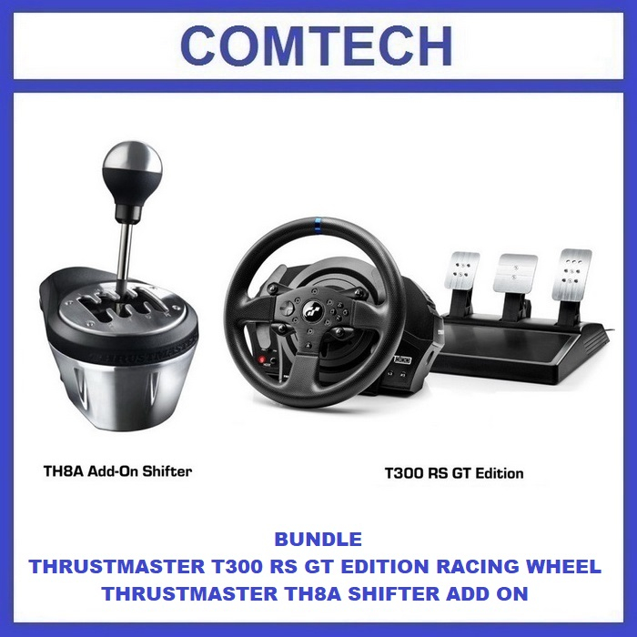 Jual Thrustmaster T300 RS GT Edition Racing Steering Wheel Bundle TH8A ...