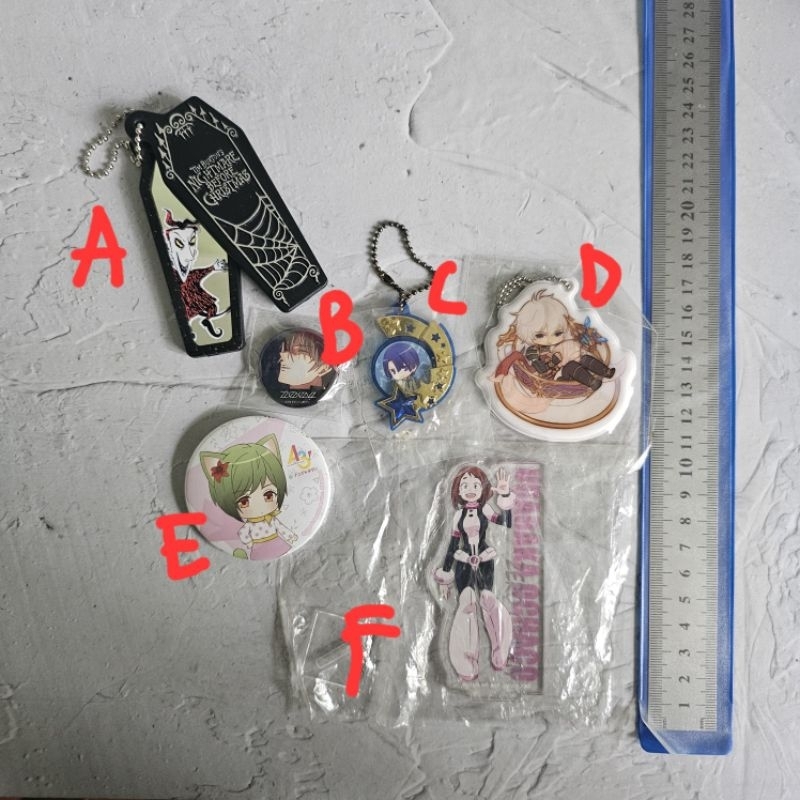 Jual official merch mix anime bnha identity v a3 granblue dkk | Shopee ...