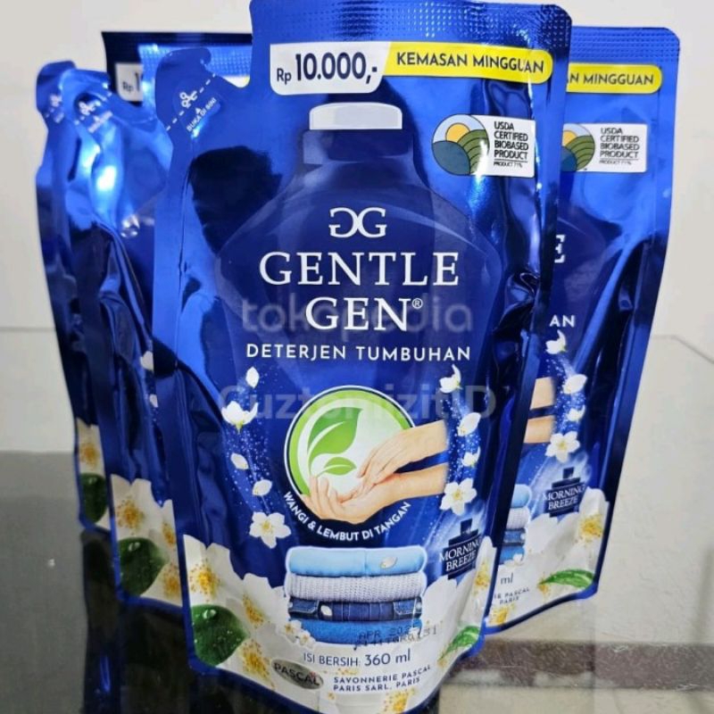 Jual Gentle Gen Detergen Cair Kemasan Pouch 360ml | Shopee Indonesia