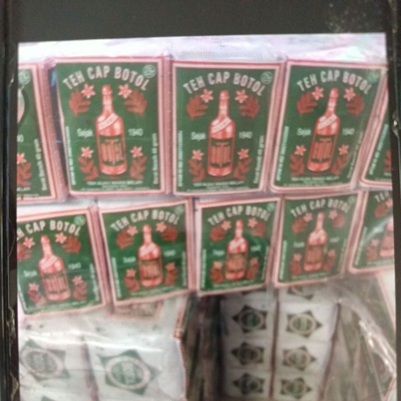 Jual TEH CAP BOTOL IJO ( 1 BALL ) @35 GRAM ISI (10 PAK X 10 BUNGKUS ...
