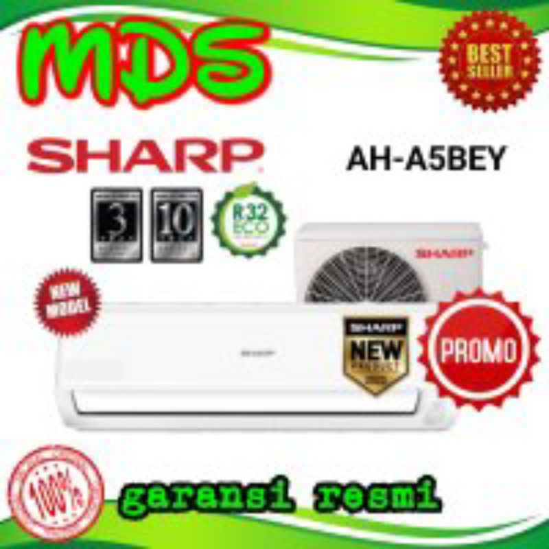 Jual AC Sharp AH - A 5 BEY GARUDA SERIES AC 1/2 pk + pasang instalasi | Shopee Indonesia